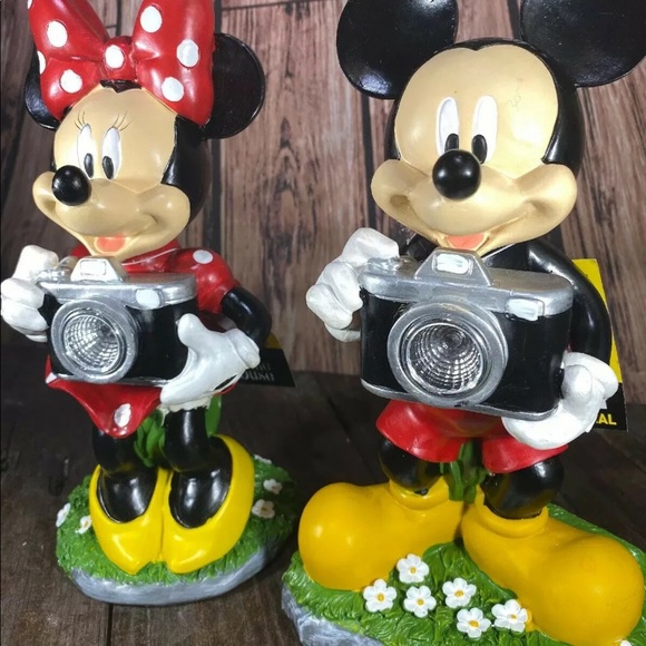 Disney | Cameras, Photo & Video | Minnie Mickey Mouse Statues Garden ...
